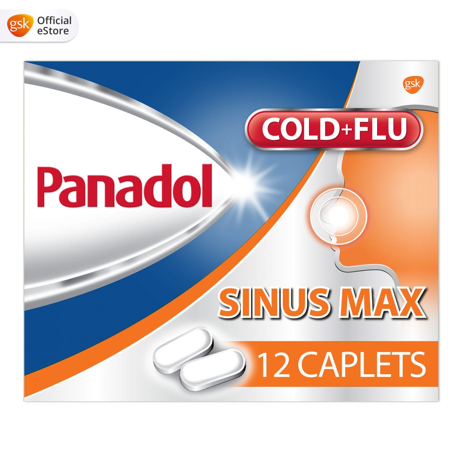 Buy Panadol Cold Relief for Fever and Blocked Nose, 12 tablets Online ...