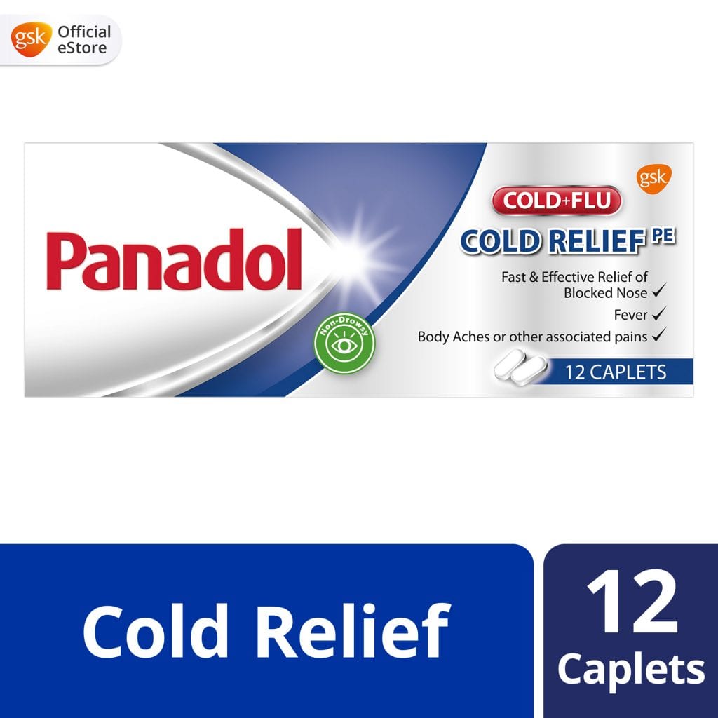 Buy Panadol Cold Relief for Fever and Blocked Nose, 12 tablets Online ...