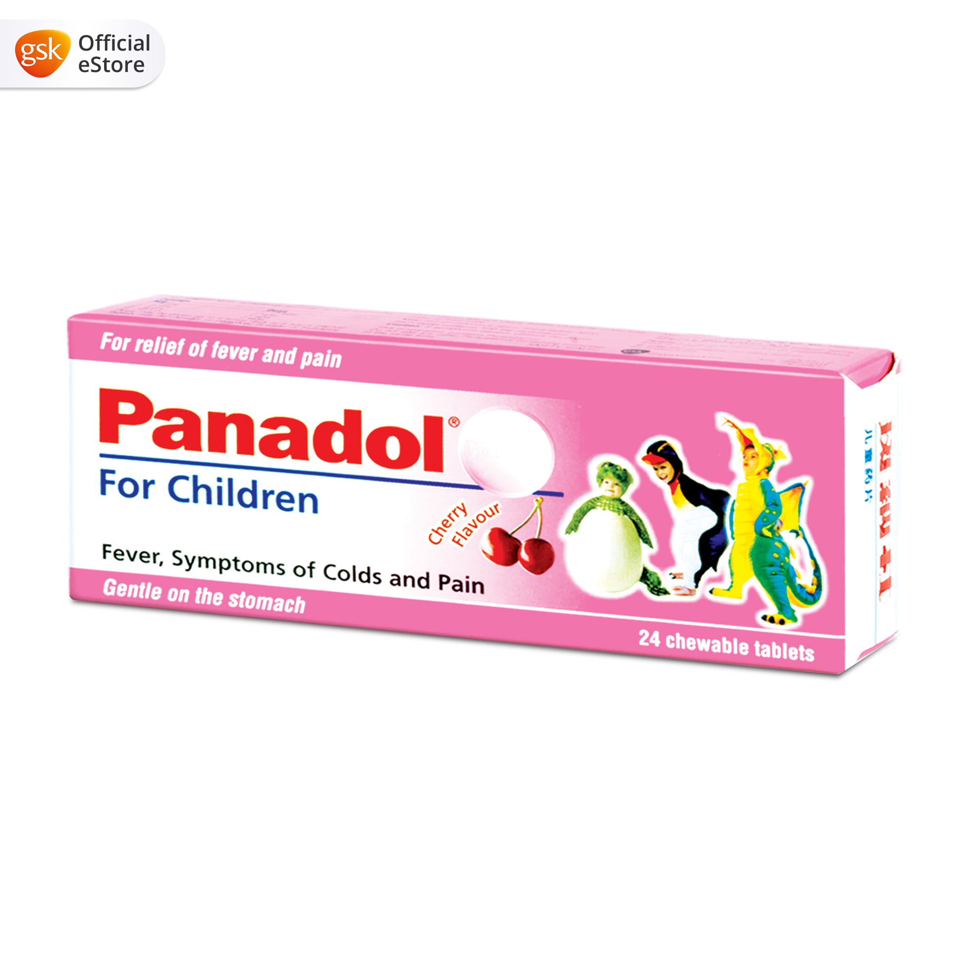 Buy Panadol Chewable Children's tablet, 120mg, 24 tablets Online ...